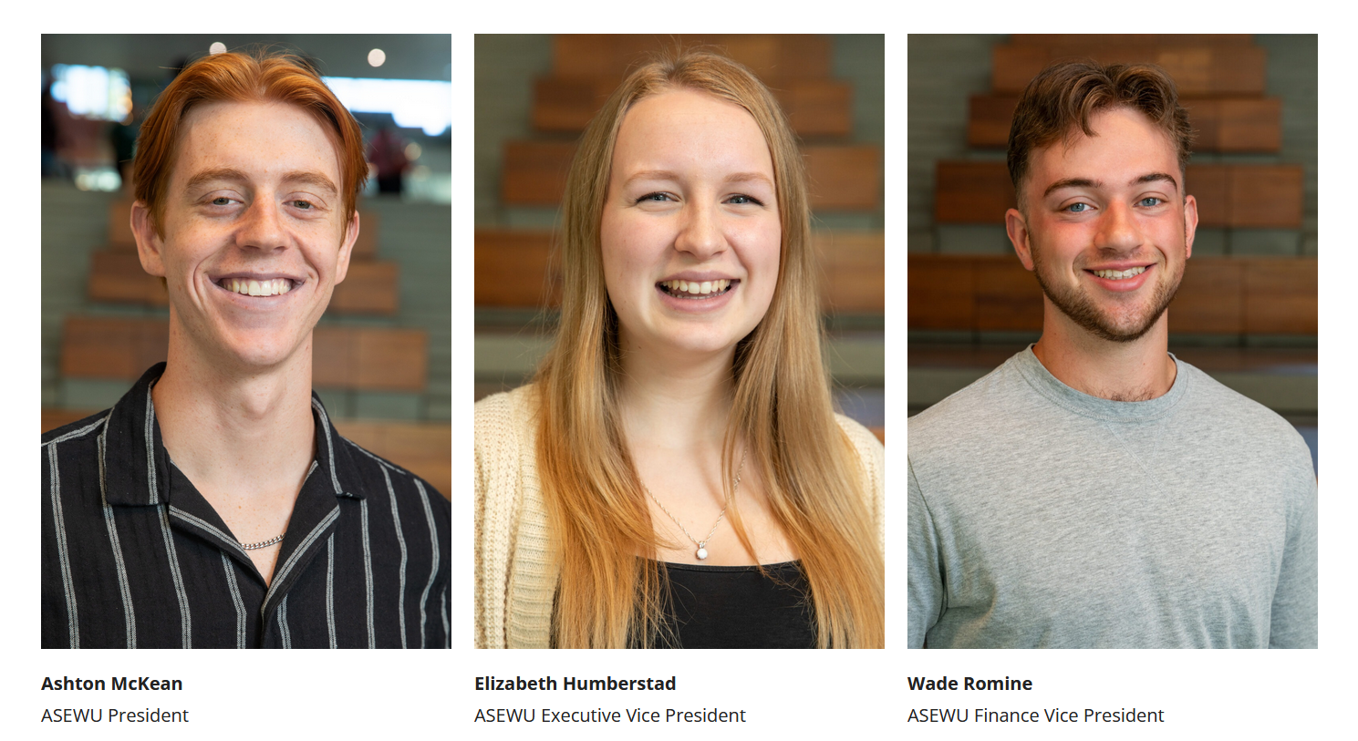 Eagles, meet your new ASEWU Executive Officers - The Easterner